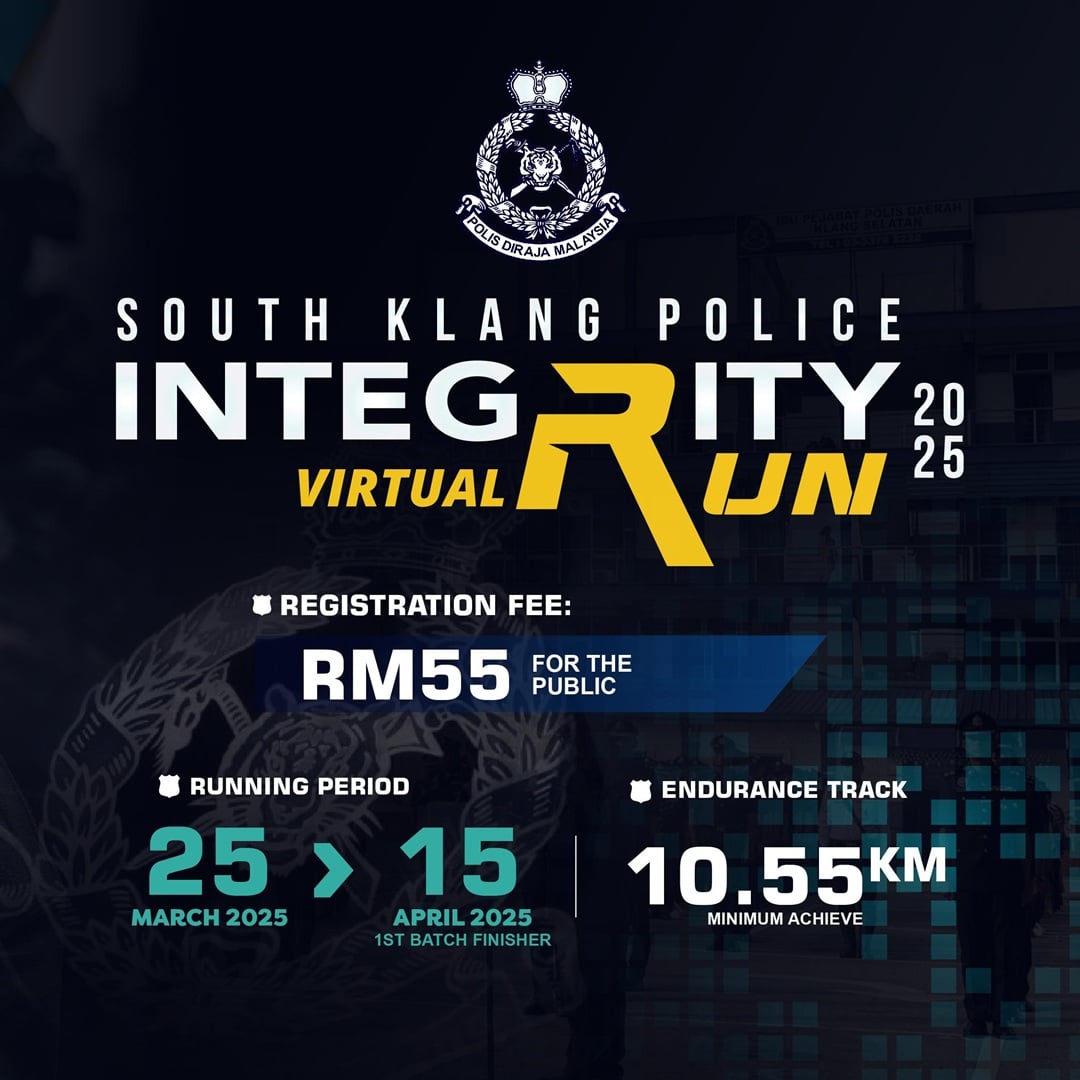 South Klang Police Integrity Virtual Run 2025 | Checkpoint Spot