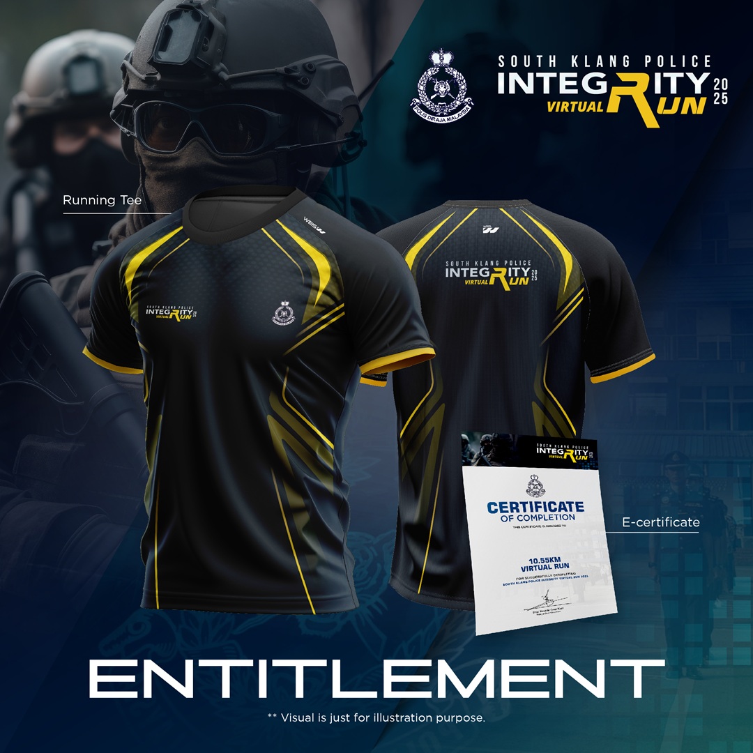 South Klang Police Integrity Virtual Run 2025 | Checkpoint Spot