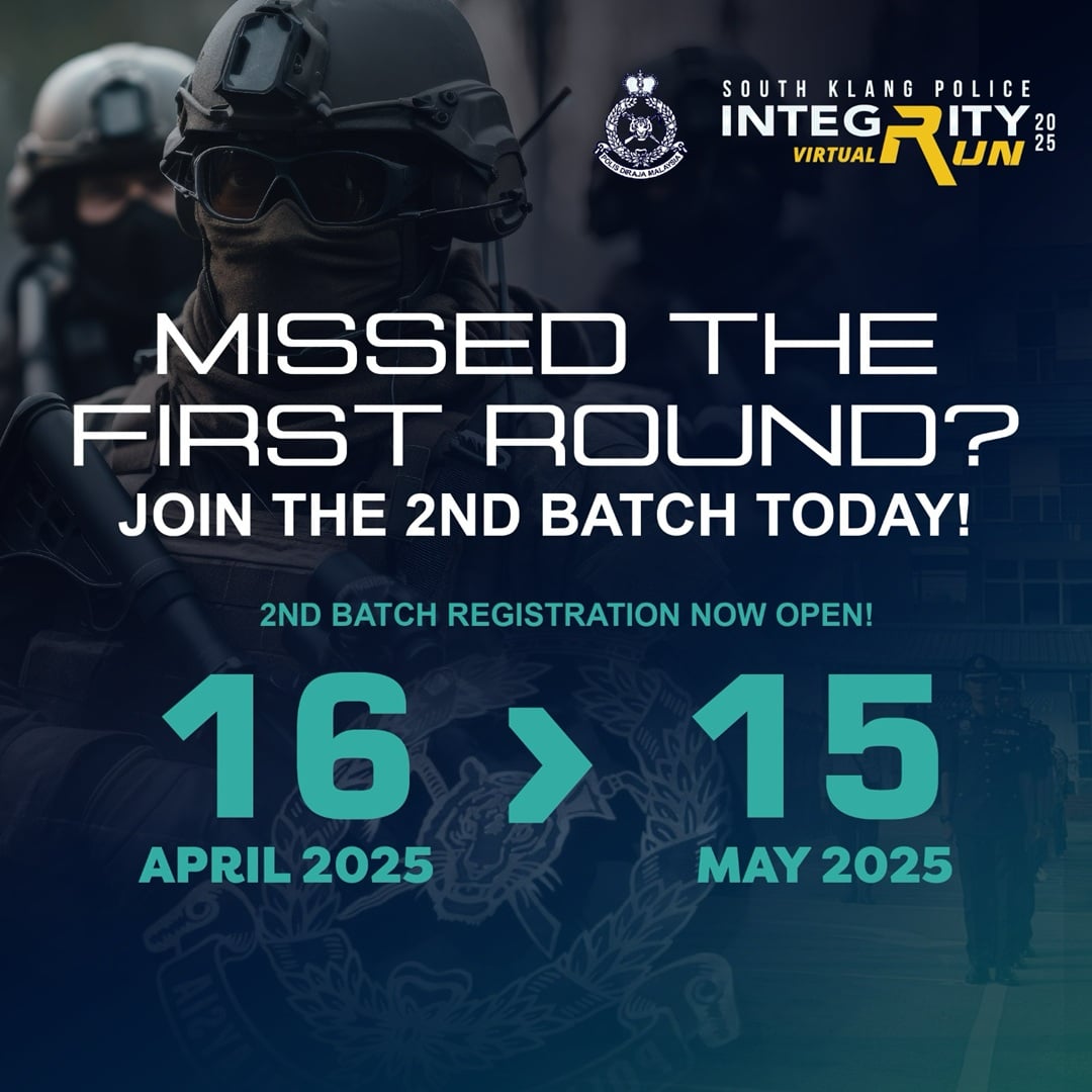 South Klang Police Integrity Virtual Run 2025 | Checkpoint Spot