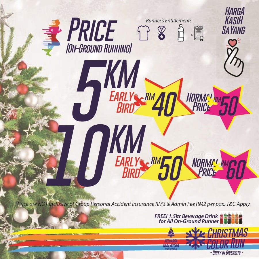 Christmas Color Run – Run For Unity 2022 | Checkpoint Spot