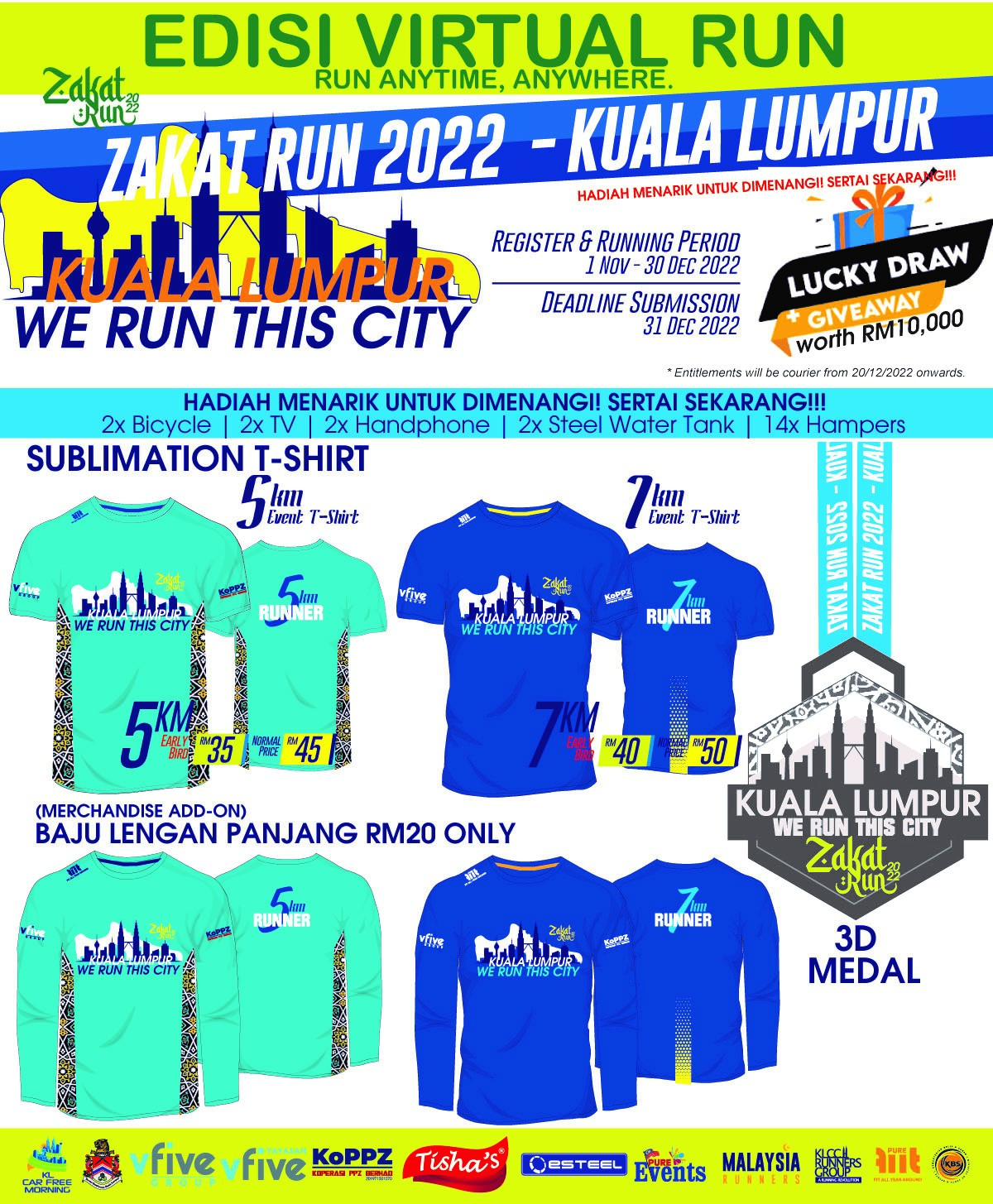 Zakat Virtual Run 2022 | Checkpoint Spot