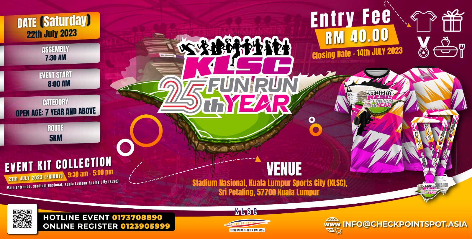 KLSC 25th Fun Run 2023 | Checkpoint Spot