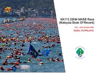 Putrajaya Aquafest Mass Swim (Malaysia Book Of Record) | Checkpoint Spot