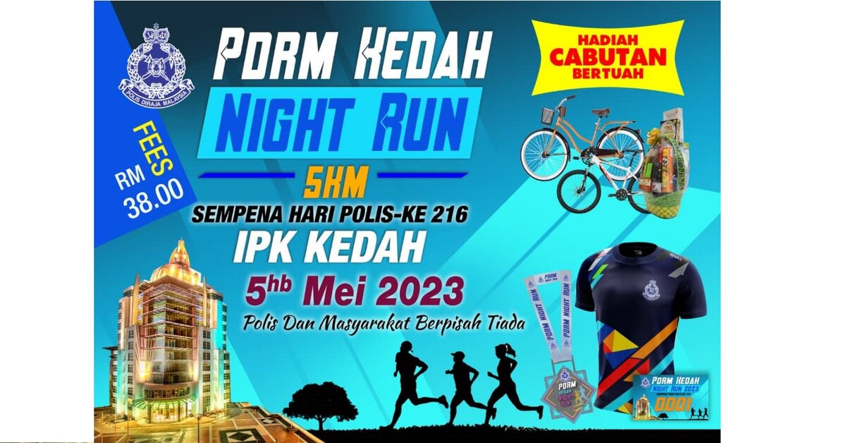 PDRM Kedah Night Run 2023 | Checkpoint Spot